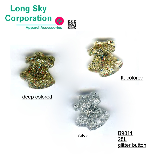 silver glitter bell button, gold glitter bell button, colorful glitter ...